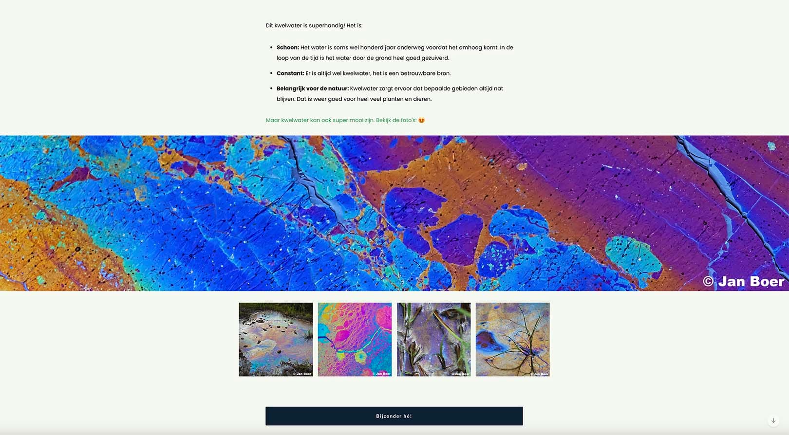 Educatieprogramma Naturalis en Waternet - JAN BOER Photography